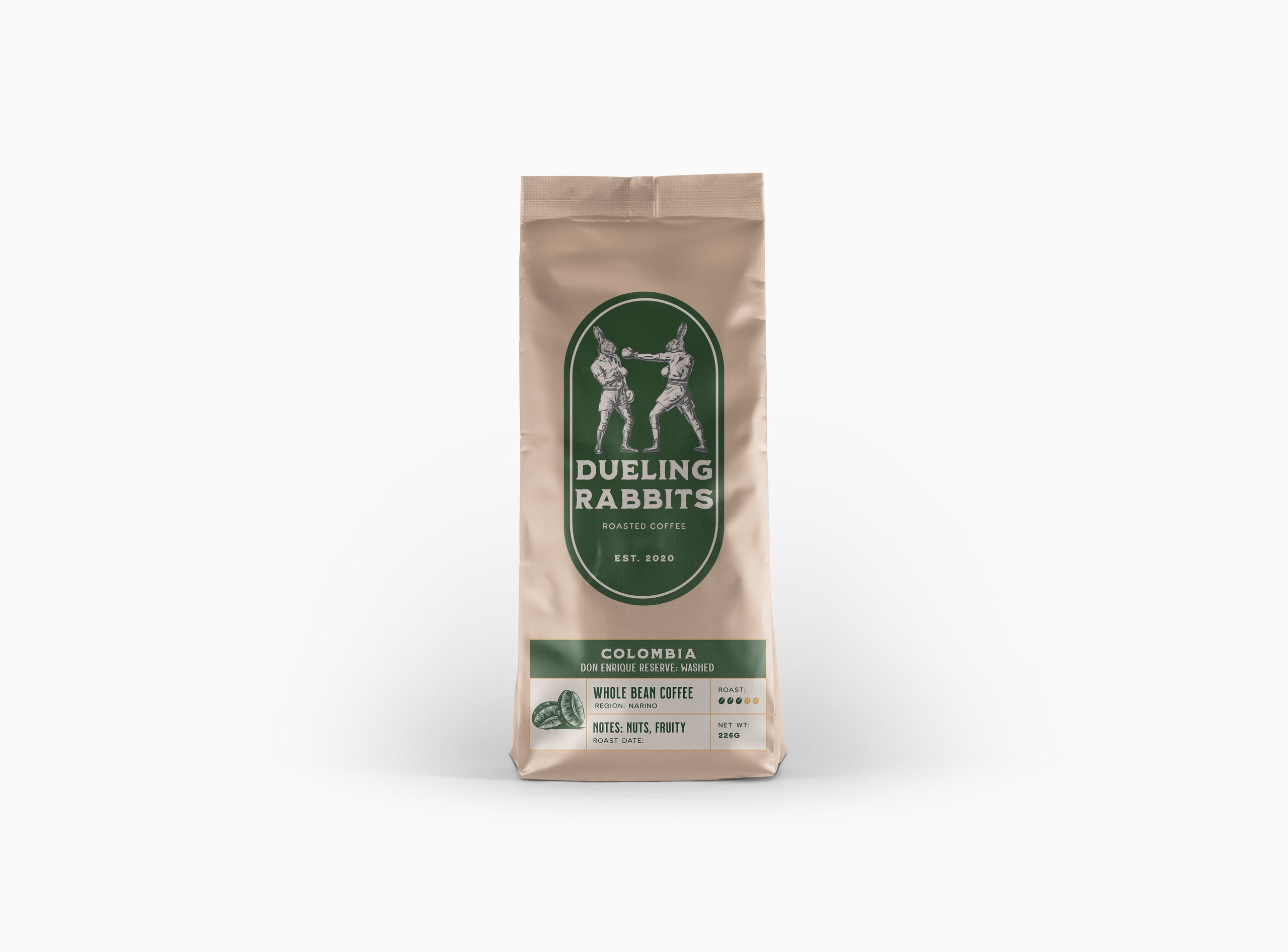 Colombia Don Enrique Whole Bean Coffee | Dueling Rabbits